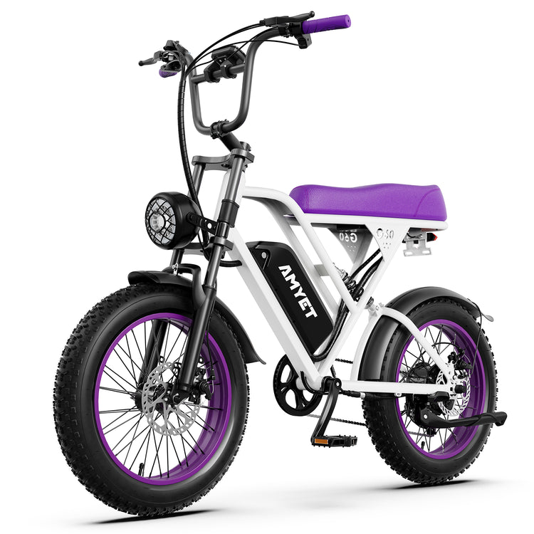AMYET V9-G60 1000W 20Ah Electric Bike - Purple – AMYET eBikes