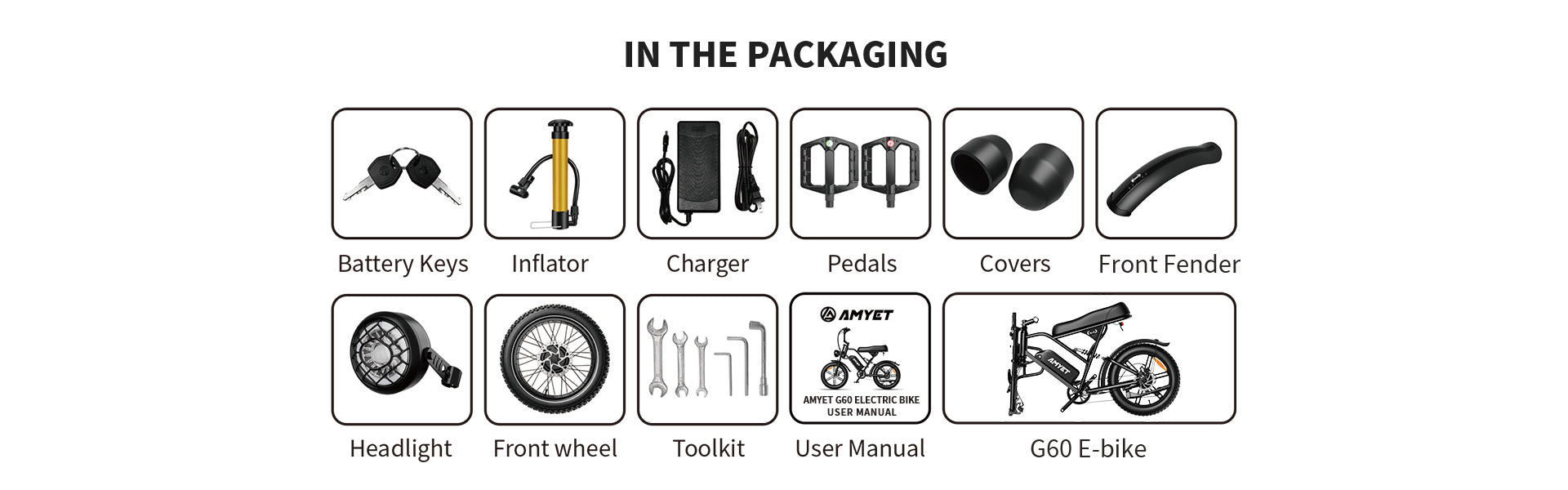 AMYET V9-G60 1000W 20Ah Electric Bike - Brown – AMYET eBikes