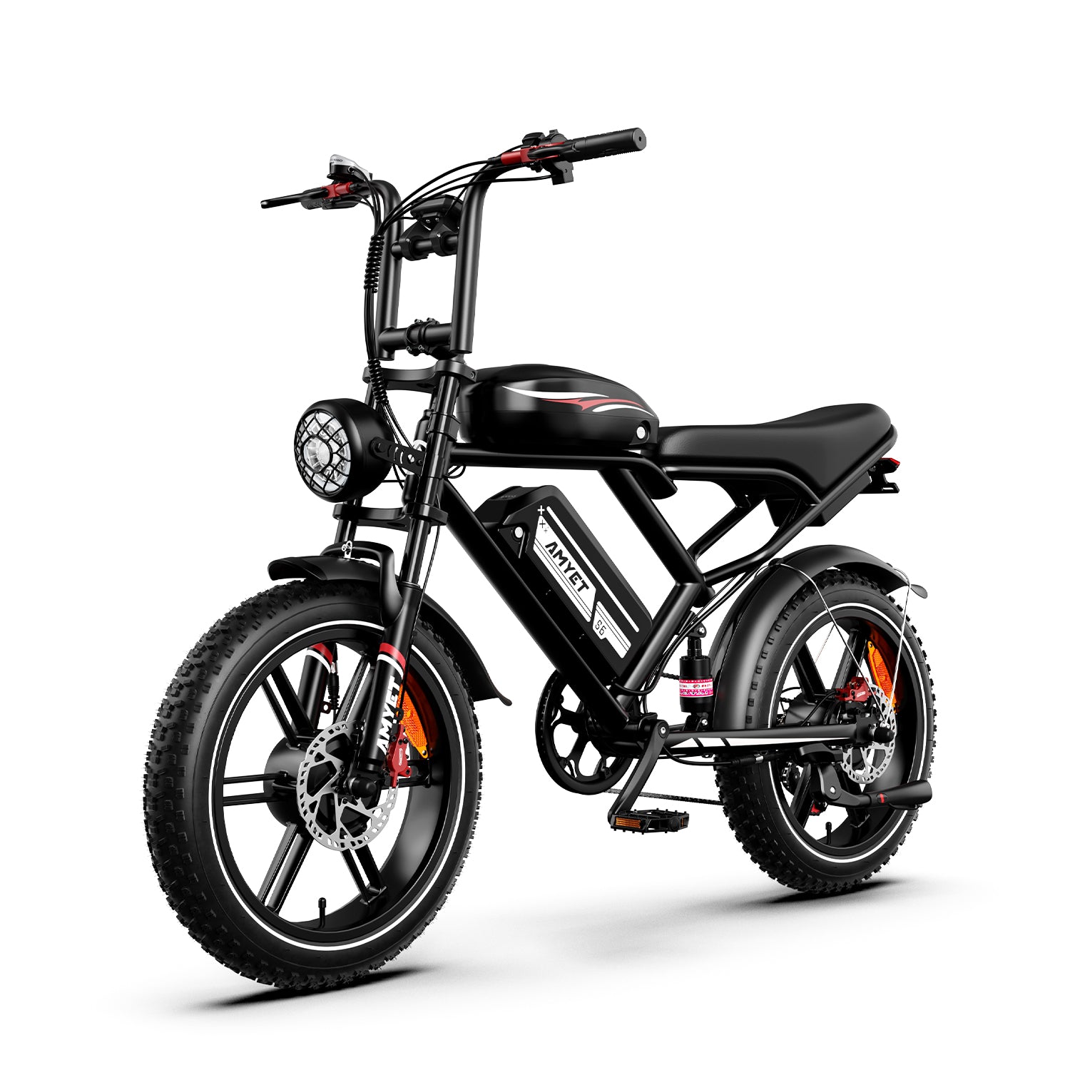 AMYET S6 2000W Dual Motor and Batteries Electric Bike - Black – AMYET ...