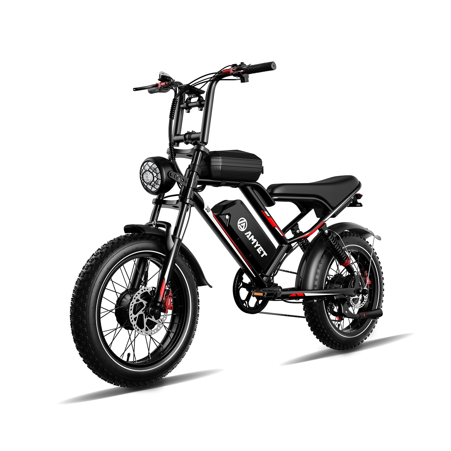 AMYET S8 2*1000W Dual Motor Electric Bike - Black – AMYET eBikes