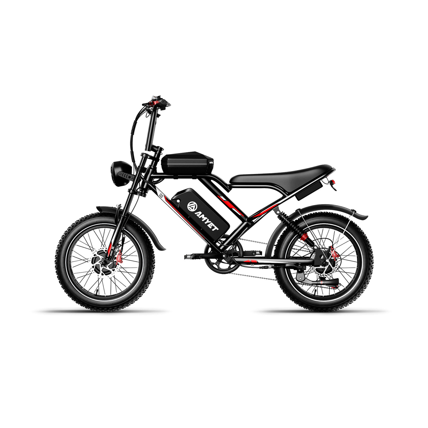AMYET S8 Peak 3000W Dual Motor Electric Bike - Black – AMYET eBikes