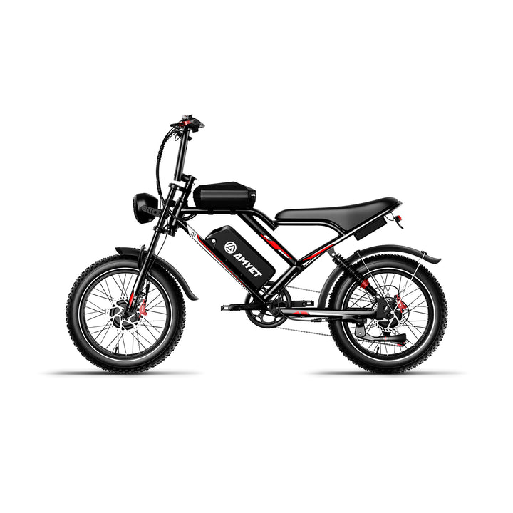 AMYET S8 2*1000W Dual Motor Electric Bike - Black – AMYET eBikes