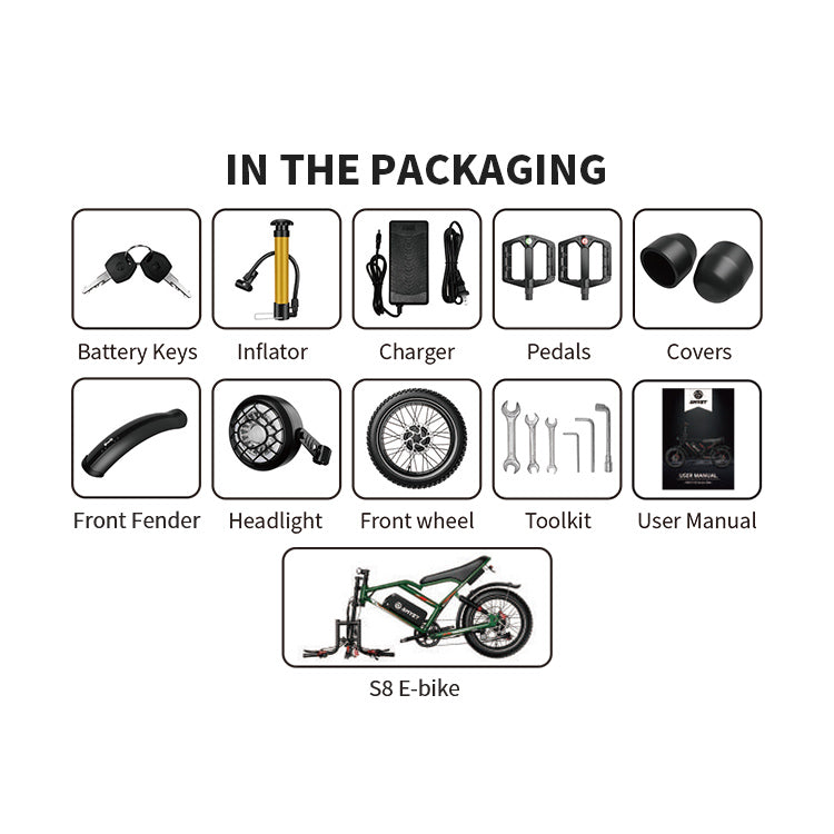 AMYET S8 2*1000W Dual Motor Electric Bike - Black – AMYET eBikes