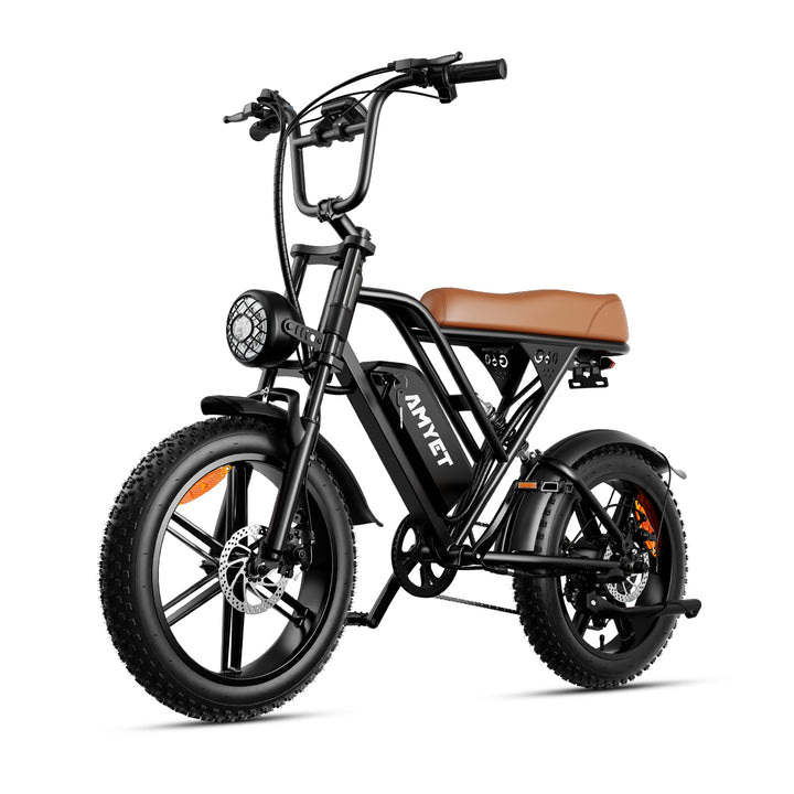 AMYET V9-G60 1000W 20Ah Electric Bike - Brown – AMYET eBikes